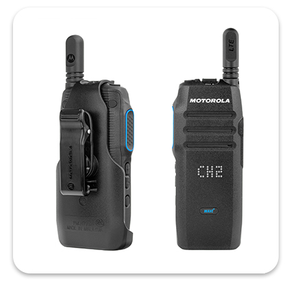 MOTOROLA TLK 100 WAVE PTX TWO WAY RADIO - BALAAJI SYSTEMS